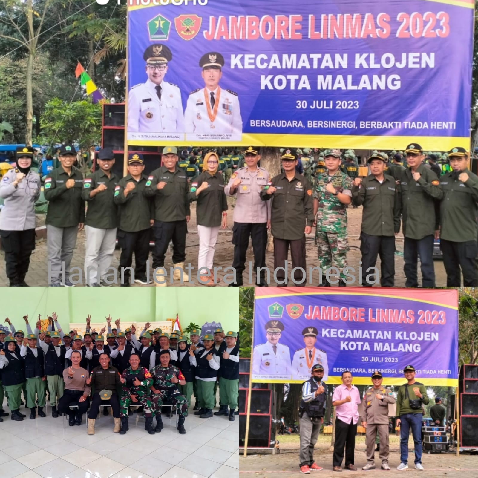 Camat Klojen Buka Jambore Linmas 2023 - Harian Lentera Indonesia